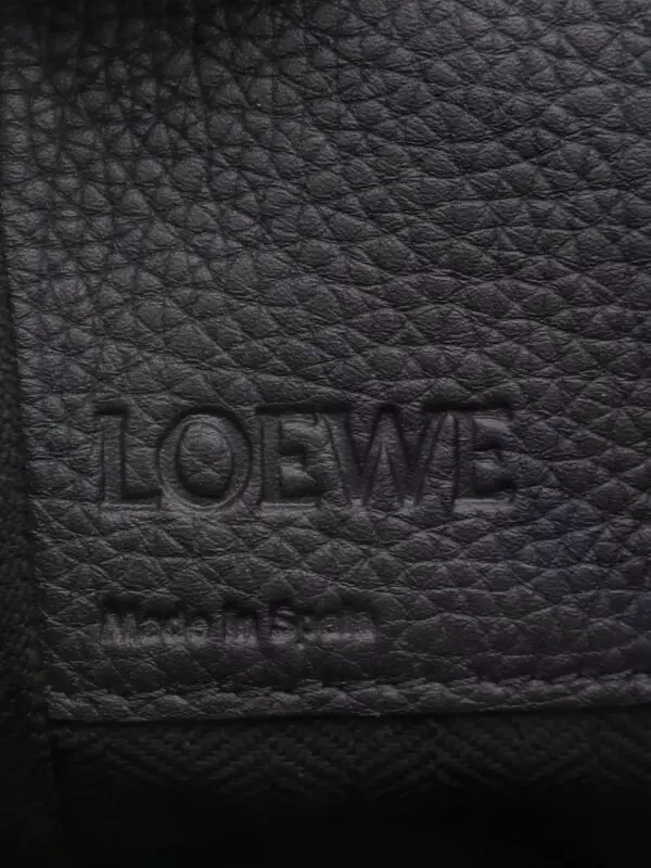 Loewe 2010-2026 Small Leather Drawstring Hammock Bag Satchel