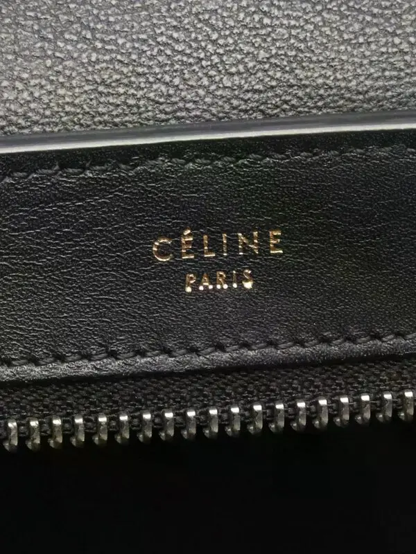 Celine 2010-2026 Small Tricolor Leather Trapeze Satchel
