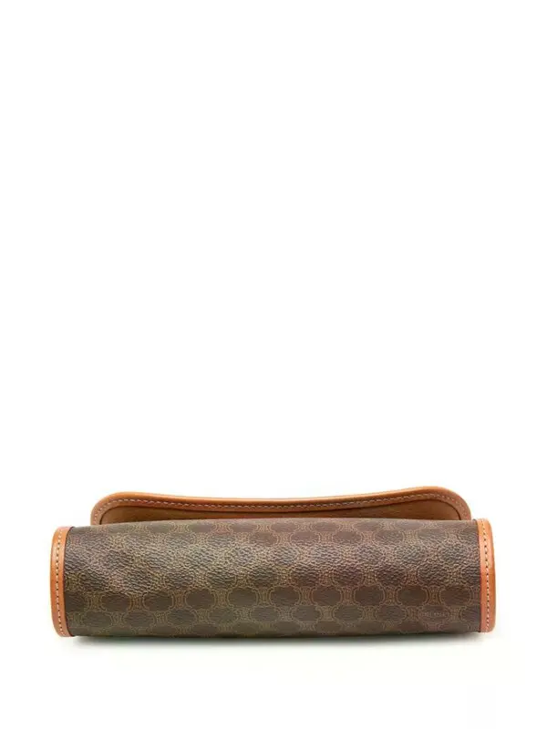 Celine 1999 Macadam Coated Canvas Clutch Bag