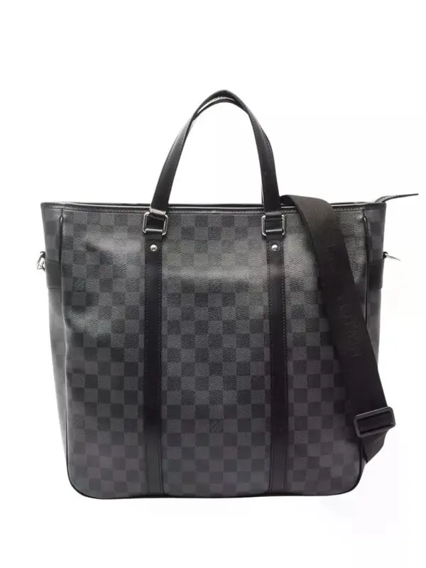 LOUIS VUITTON 2011 Damier Graphite Tadao Satchel