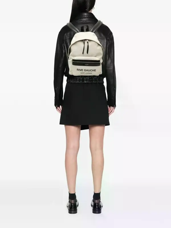 Saint Laurent 2017 Canvas Rive Gauche City Backpack