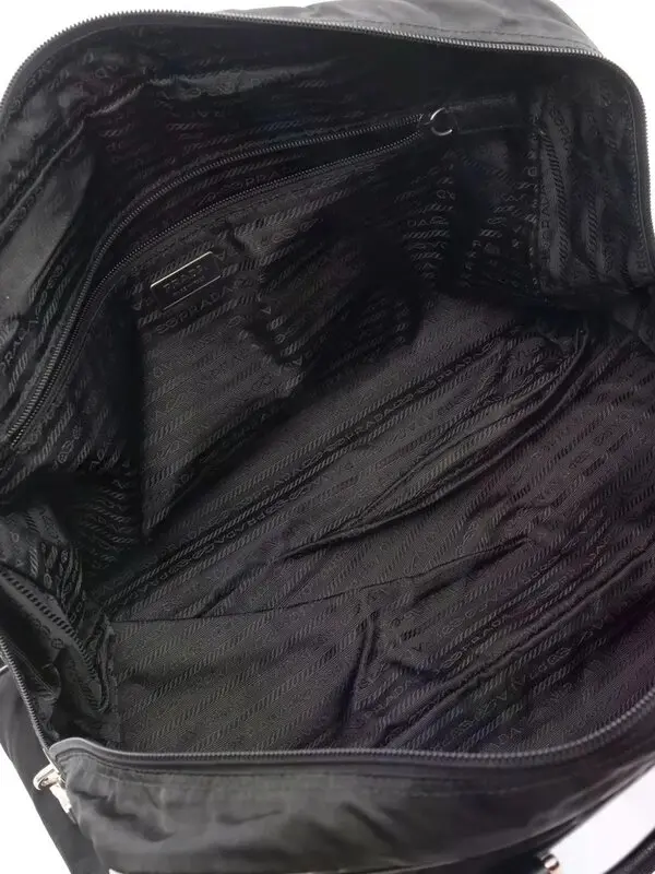 Prada 2013-2026 Saffiano Trimmed Tessuto Handbag