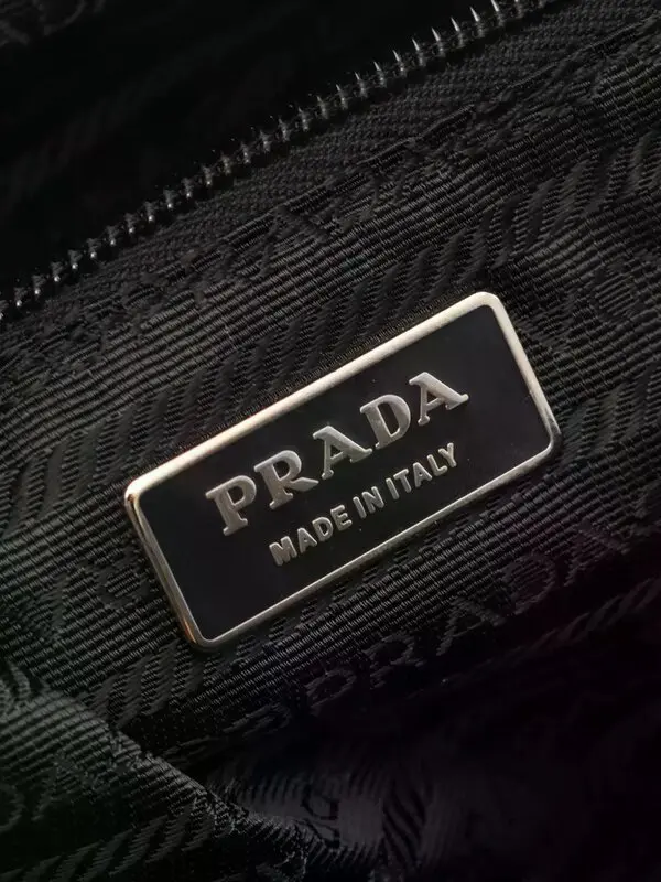 Prada 2013-2026 Saffiano Trimmed Tessuto Handbag