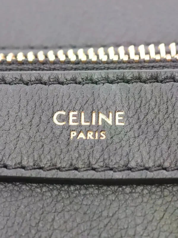 Celine 2022 Medium Leather Leandre Hobo Bag
