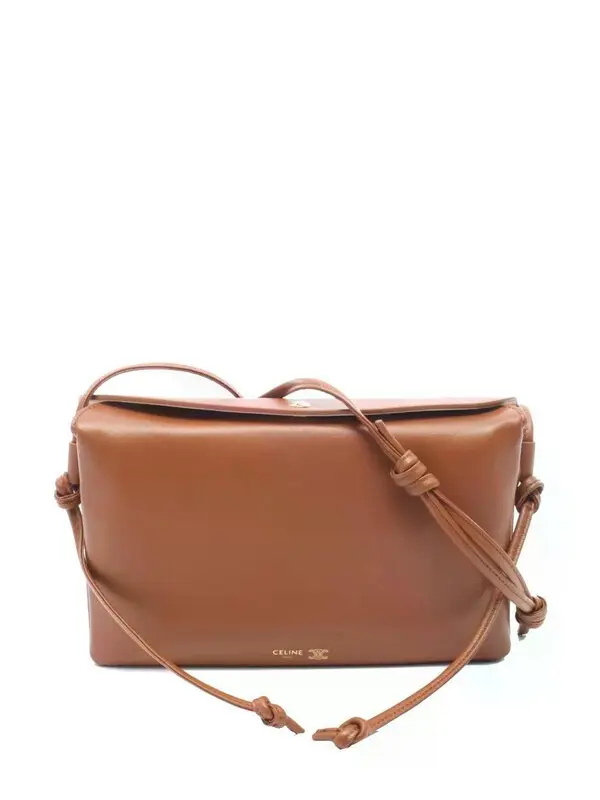Celine 2000-2026 Leather Trio Flap Shoulder Bag