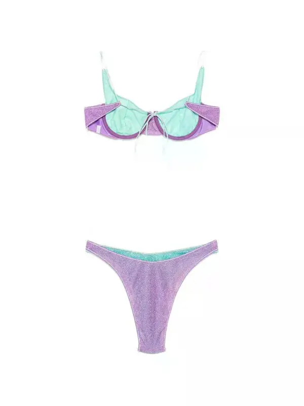 Oseree Glitter-effect Underwired Bikini