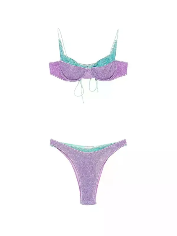 Oseree Glitter Effect Underwired Bikini