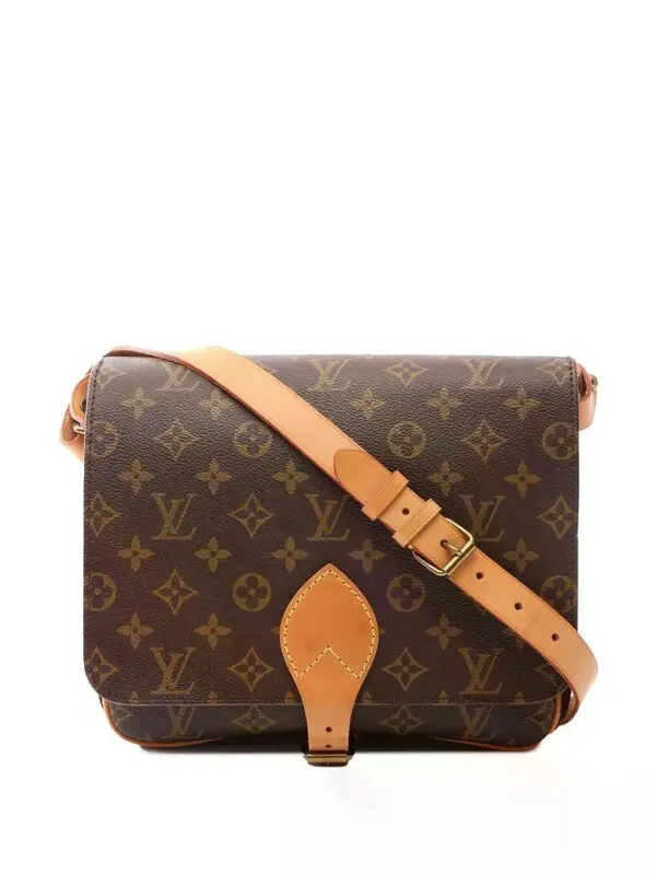 LOUIS VUITTON 1990 Monogram Cartouchiere Gm Crossbody Bag