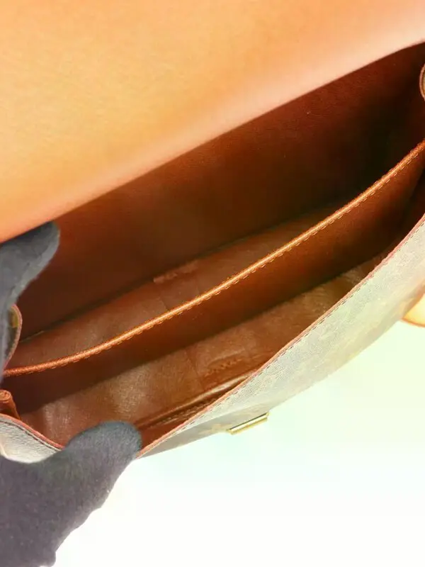 LOUIS VUITTON 1990 Monogram Cartouchiere Gm Crossbody Bag