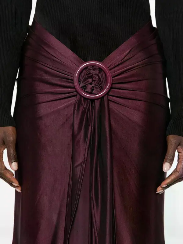 Rabanne Ring Detail Maxi Skirt