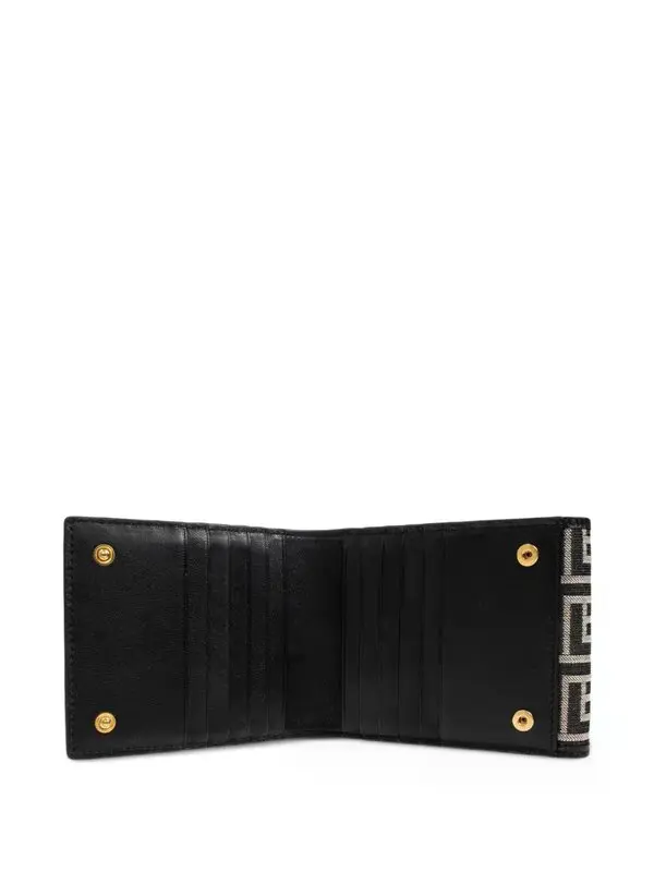 Balmain Monogram Canvas Wallet