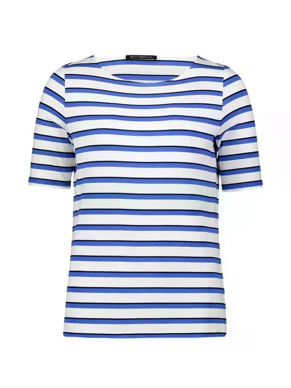 BETTY BARCLAY Horizontal-stripe T-shirt
