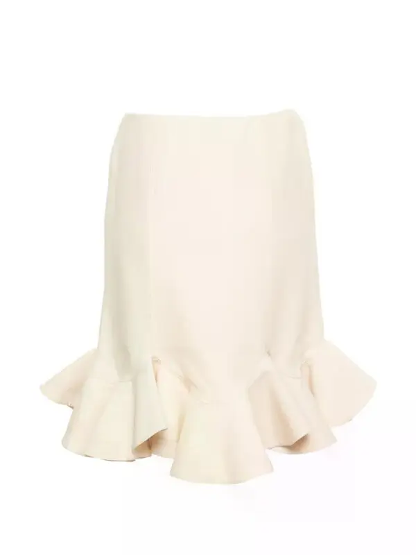Valentino Garavani Flounce-hem Midi Skirt
