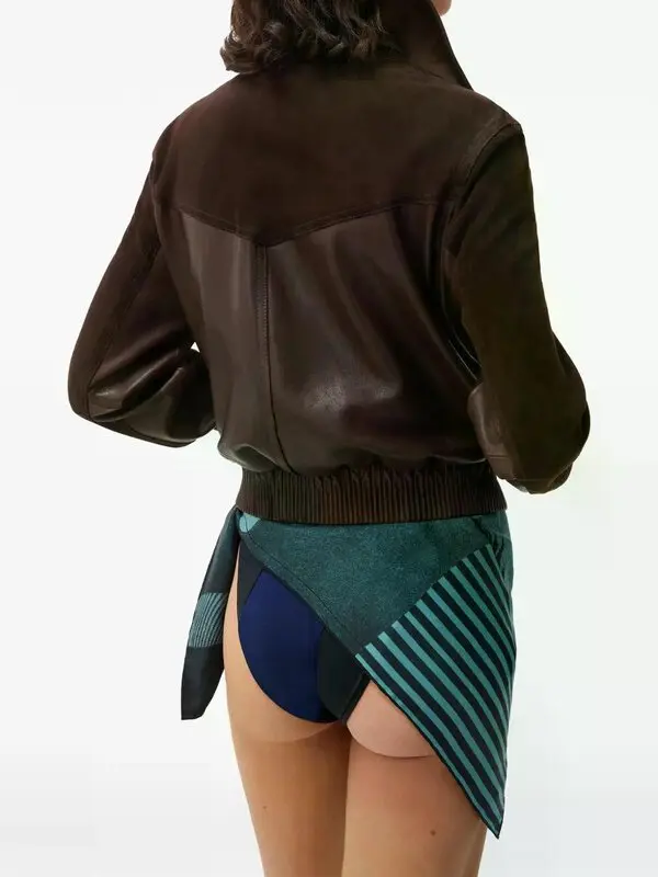 Versace Greca-pattern Panelled Jacket