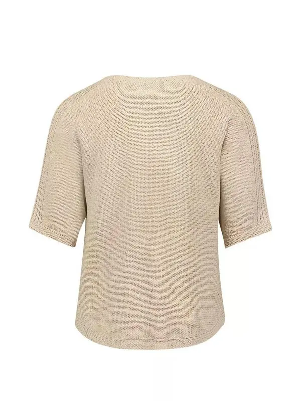 BETTY BARCLAY Fine-knit Boat-neck Sweater - Brown