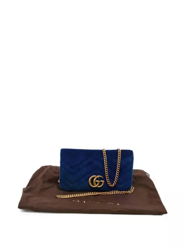 Gucci Marmont Chevron-quilted Shoulder Bag