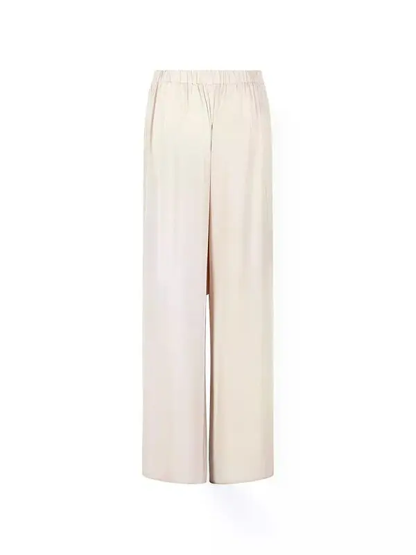 BETTY BARCLAY Marlene Satin-finish Wide-leg Trousers