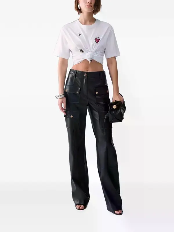 Liu Jo Embellished Cotton T-shirt