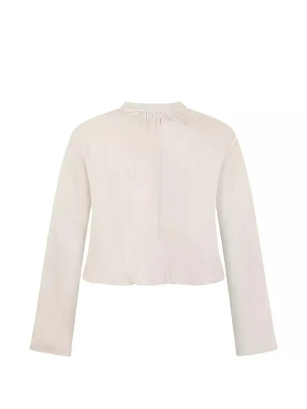 BETTY BARCLAY Gathered Zip-up Jacket