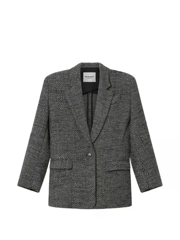 MARANT ETOILE Parly Jacket Charcoal Herringbone