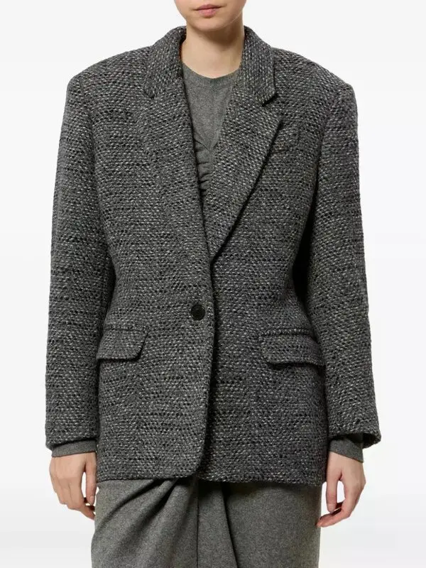 MARANT ETOILE Parly Jacket Charcoal Herringbone