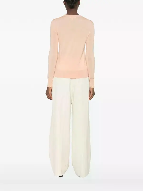 Chloé Fine-knit Crew-neck Sweater