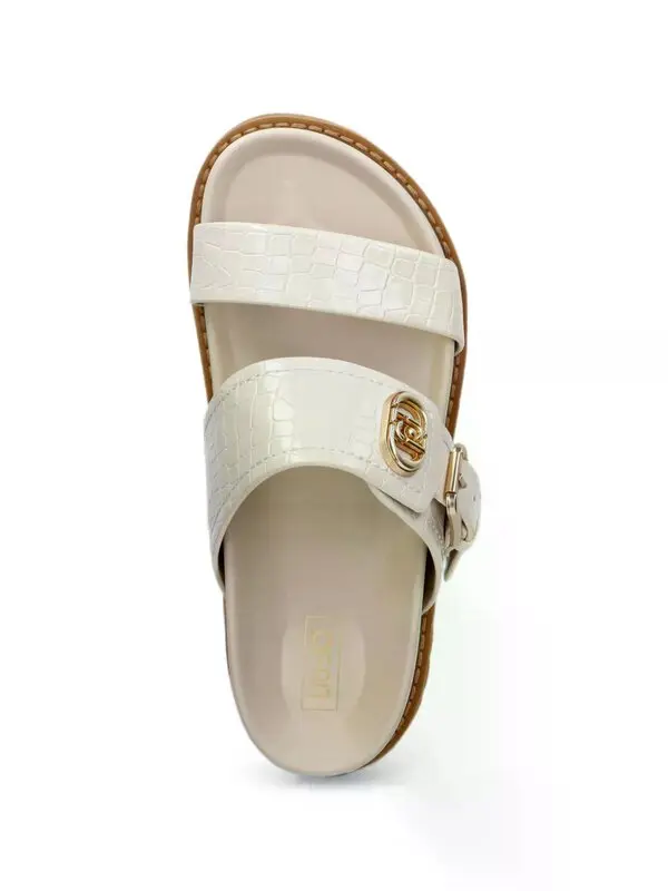 Liu Jo Croc-effect Buckle-fastening Sandals