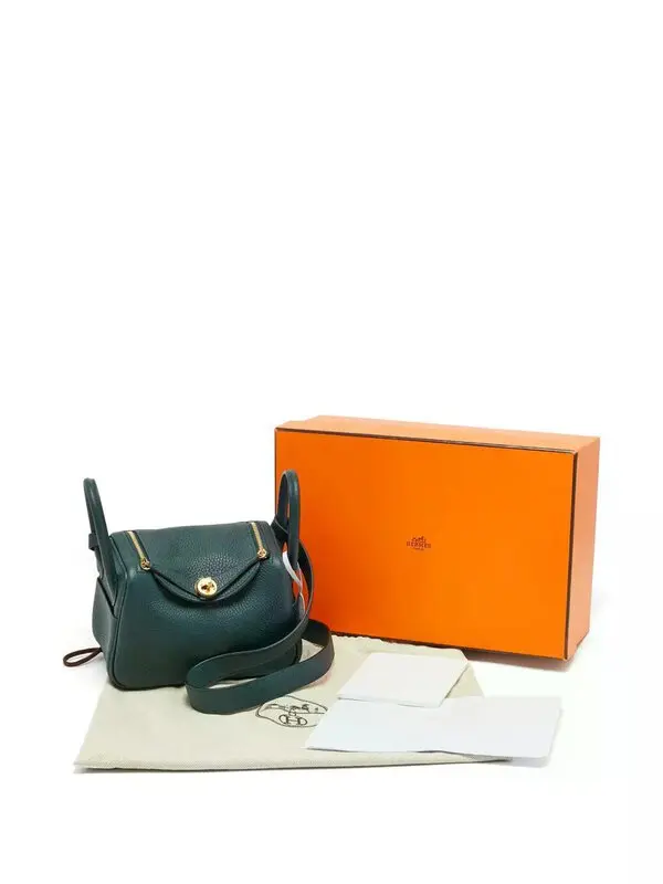 Hermès Mini Lindy Shoulder Bag - Green