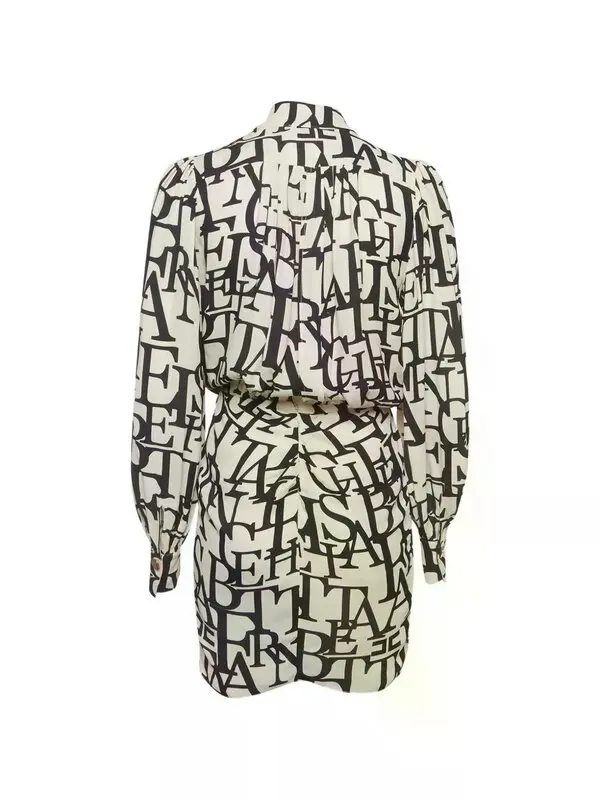 Elisabetta Franchi Printed Long Sleeve Dress