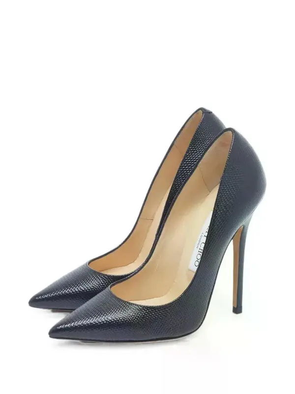 JIMMY CHOO Anouk Lizard-embossed Pumps