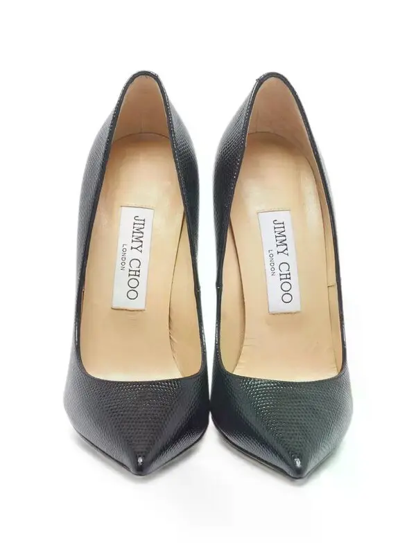 JIMMY CHOO Anouk Lizard-embossed Pumps