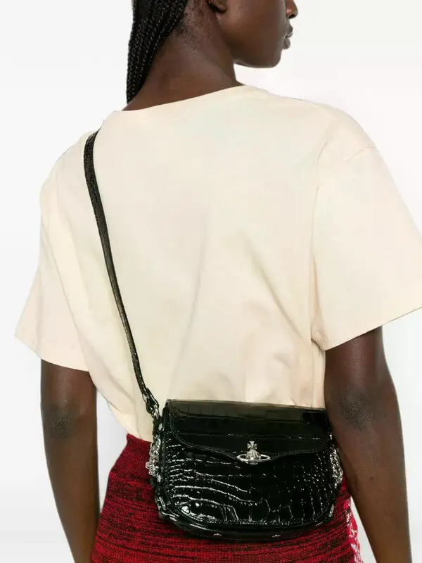 VIVIENNE WESTWOOD Leather Crossbody Bag