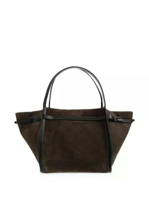 TOD'S T Timeless Calf Suede Tote Bag
