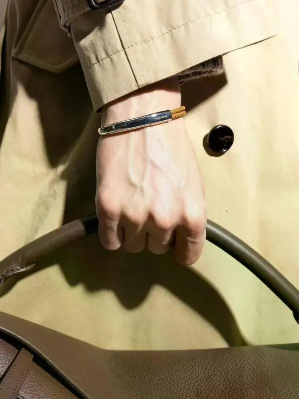 FERRAGAMO Gancini Braided Bracelet