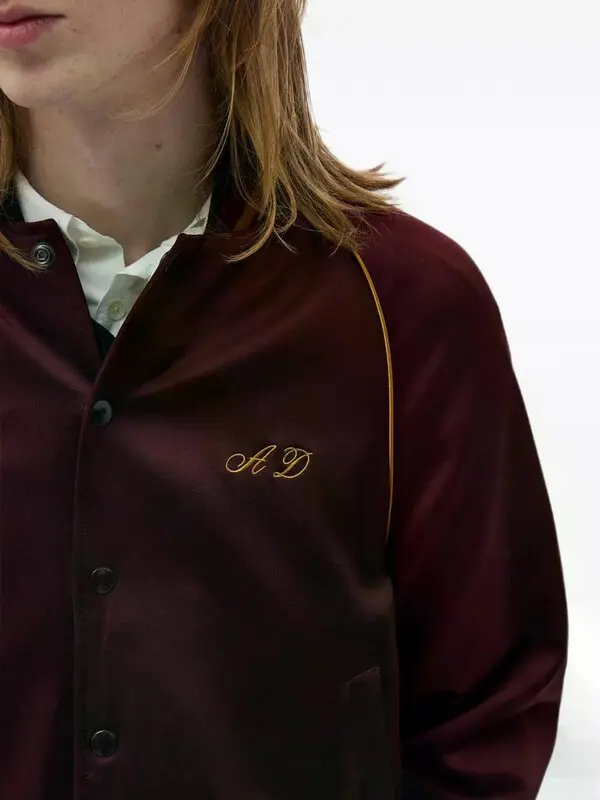 ANN DEMEULEMEESTER Embroidered Bomber Jacket