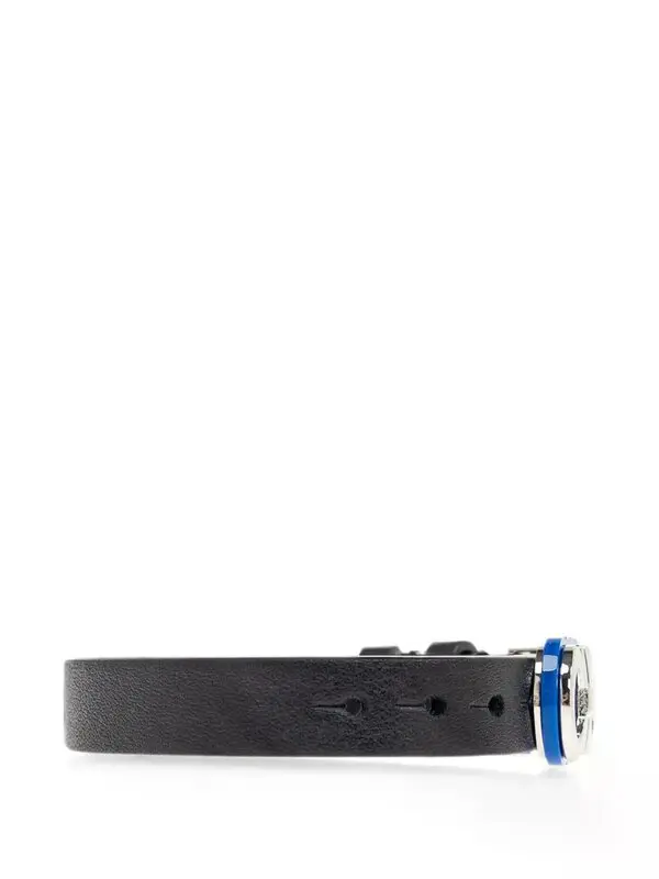 FERRAGAMO Gancini Buckle Calf Leather Bracelet
