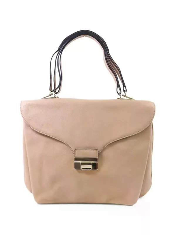 Valentino Garavani Foldover Leather Shoulder Bag