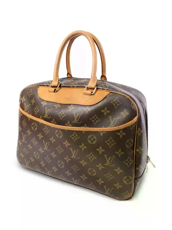 LOUIS VUITTON Monogram Canvas Deauville Duffle Bag - Brown