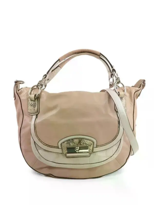 COACH VINTAGE Embossed-leather Shoulder Bag