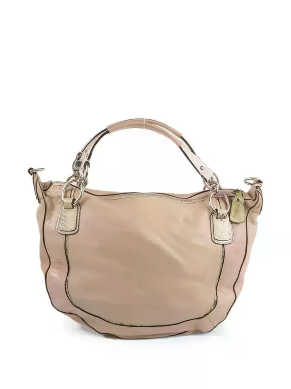 COACH VINTAGE Embossed-leather Shoulder Bag