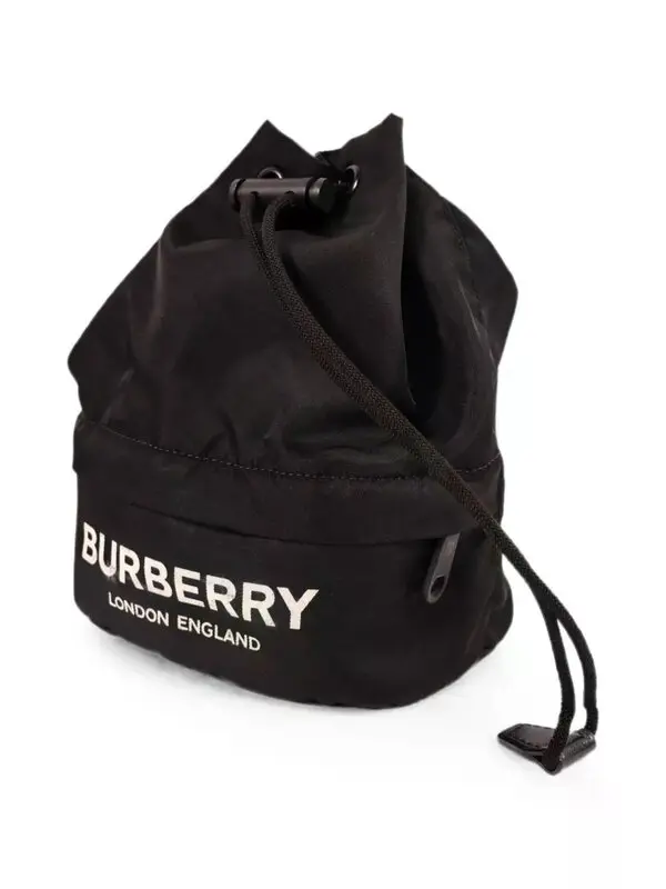Burberry Logo-print Drawstring Bucket Bag