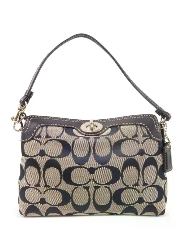 COACH VINTAGE Mini Turnlock Tote Bag - Blue