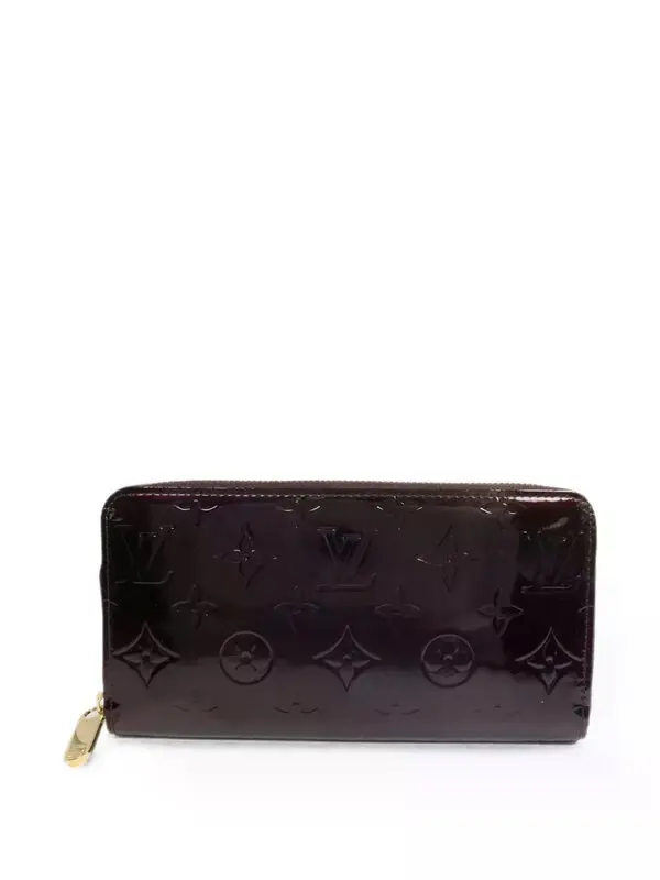 LOUIS VUITTON Monogram Vernis Zippy Wallet