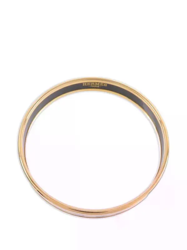 Hermès Enamel Funny Ice Cream Motif Bangle