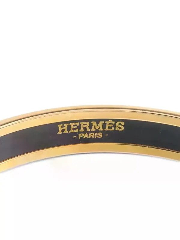 Hermès Enamel Funny Ice Cream Motif Bangle