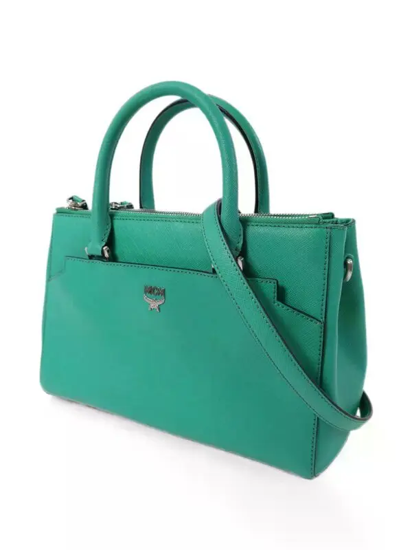 Mcm Leather Tote Bag