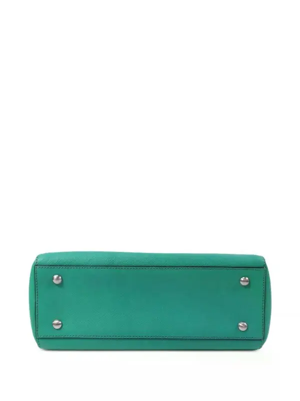 Mcm Leather Tote Bag
