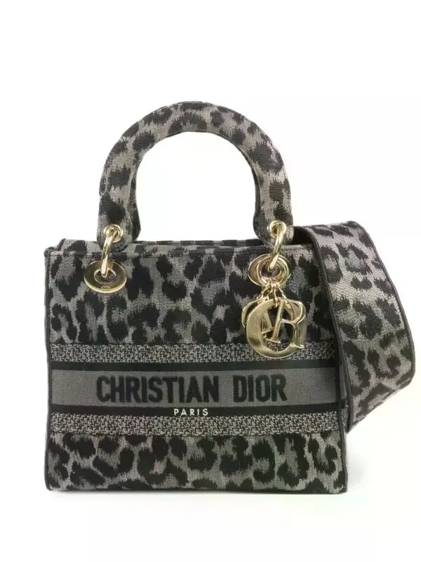 Dior Lady D-lite Tote Bag - Grey