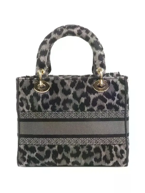 Dior Lady D-lite Tote Bag - Grey