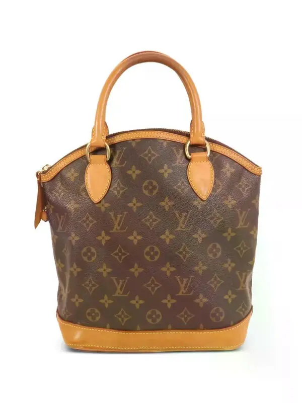 LOUIS VUITTON Lockit Monogram Tote Bag - Brown